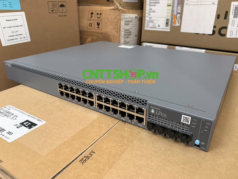 Switch Juniper EX3400-24T EX3400 24 Port Data 4 SFP+ 2 QSFP+