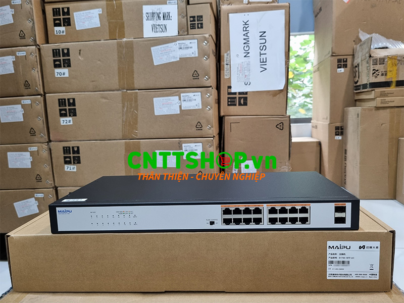 S1700-18TF-AC Unmanaged Access Switch Maipu 16x 1GE, 2x 1G SFP