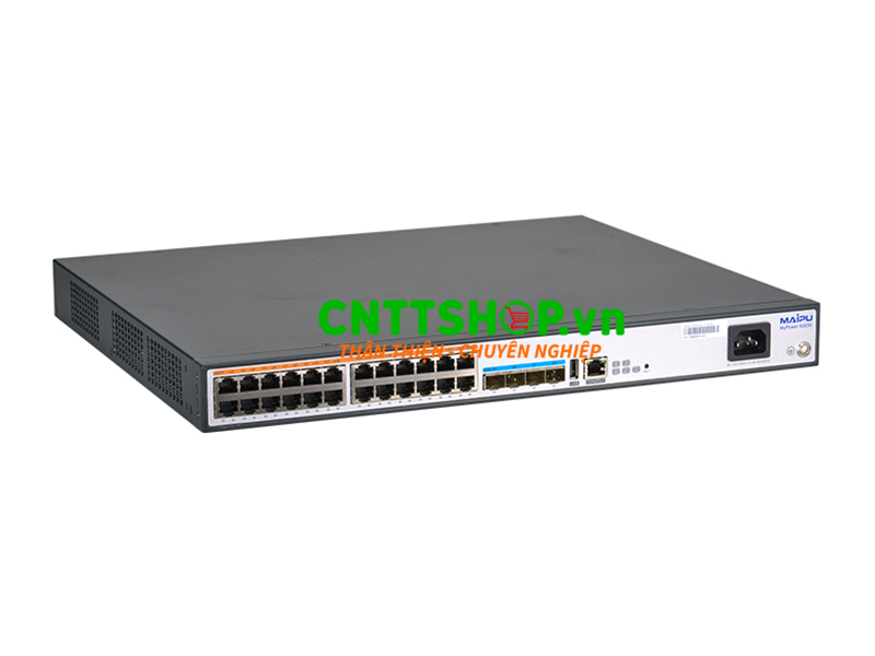 Maipu Switch S3330-28TXP-AC 24x10/100/1000M PoE+, 4x 10G SFP+.