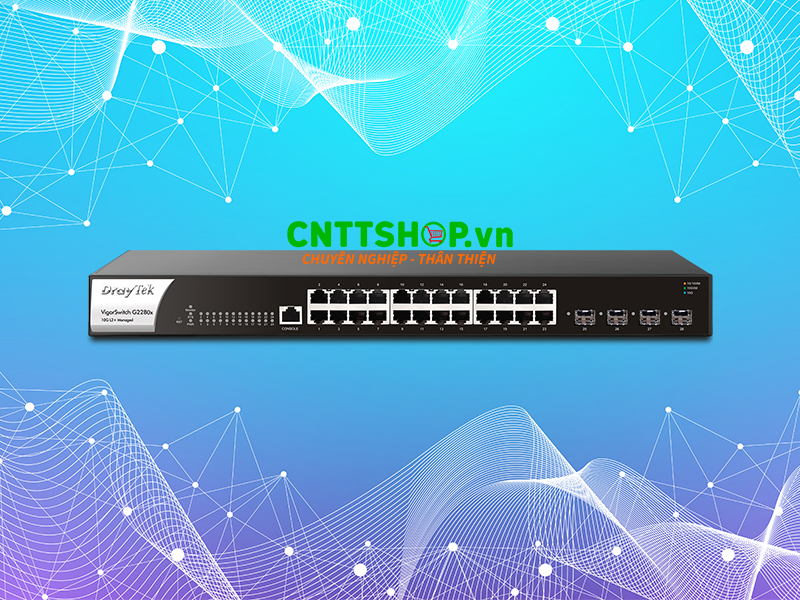 Switch DrayTek VigorSwitch G2280x Managed Layer2+ 28-Port