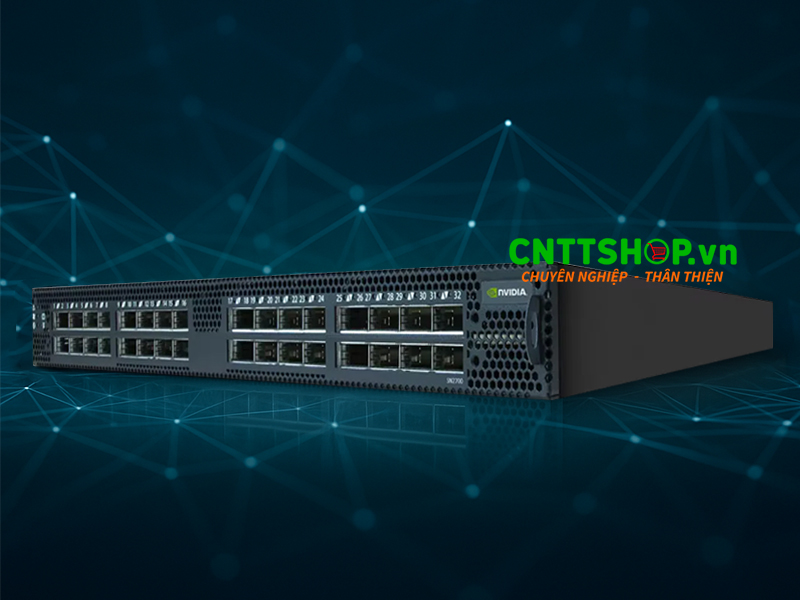 Switch Nvidia Mellanox MQM9700-NS2R Infiniband, 32 Port OSFP (64 Port ...