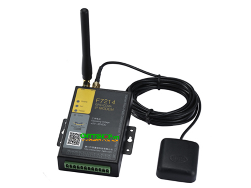 Four-Faith F7214 GPS+CDMA IP MODEM Cellular IP Modem