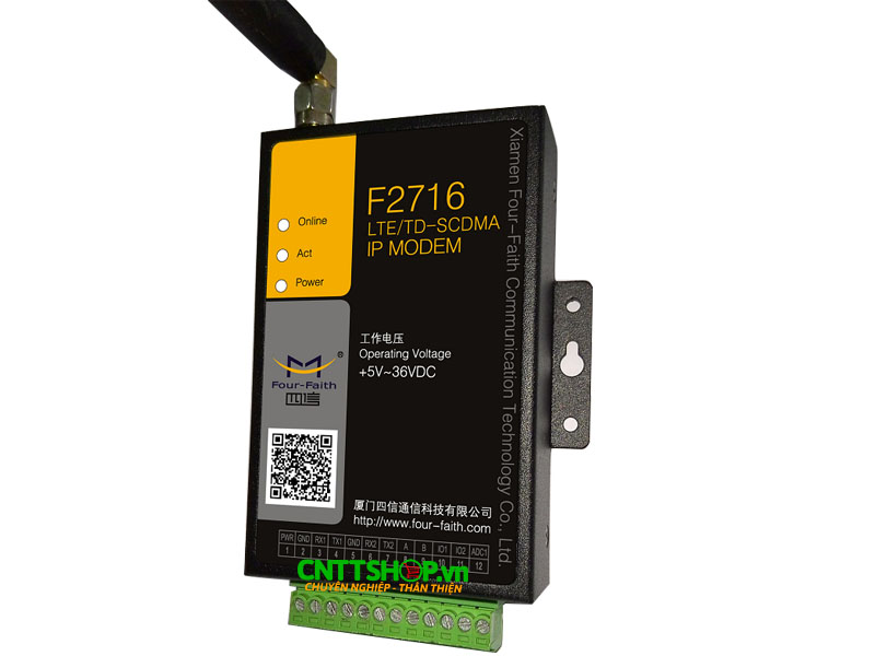 Four-Faith F2716 TDD-LTE IP MODEM (4G DTU)