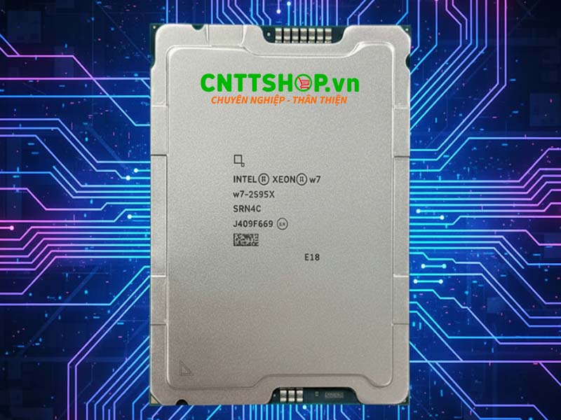 Intel Xeon W7-2595X 26C/52T, 2.8GHz, 48.75 MB, 250W