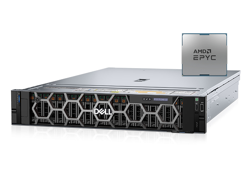 Dell EMC PowerEdge R7625 8x2.5 inch (AMD EPYC 9124 / 32GB / 1.2TB SAS)