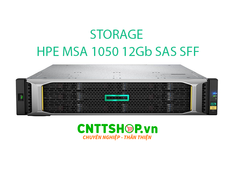 HPE MSA 1050 (Q2R21B) 12Gb SAS Dual Controller SFF Storage