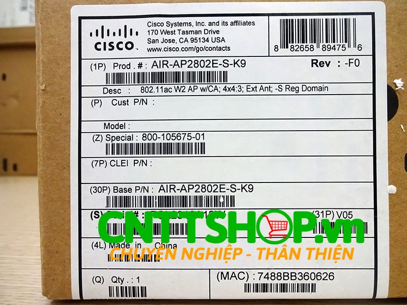 AIR-AP2802E-S-K9 Cisco Aironet wireless 2800 Series Access Point