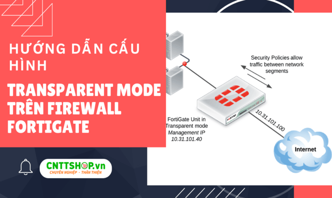 Hướng dẫn cấu hình Transparent mode trên firewall Fortigate